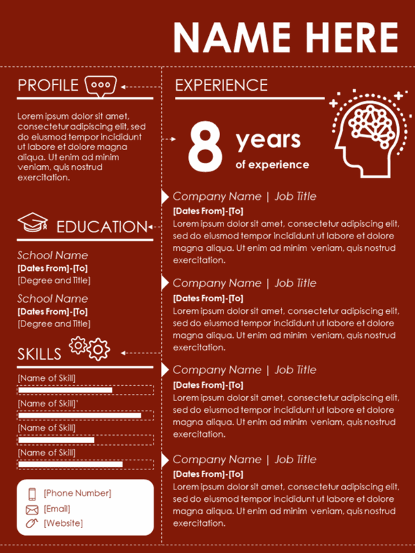 Infographic CV Infographic CV