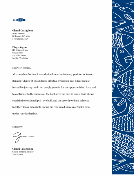 Best Of The Best Info About Retirement Resignation Letter Template 