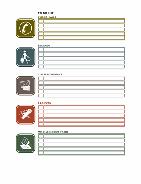 Best To Do List Template Excel Daseinsights