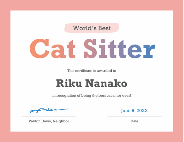 Certificates Office