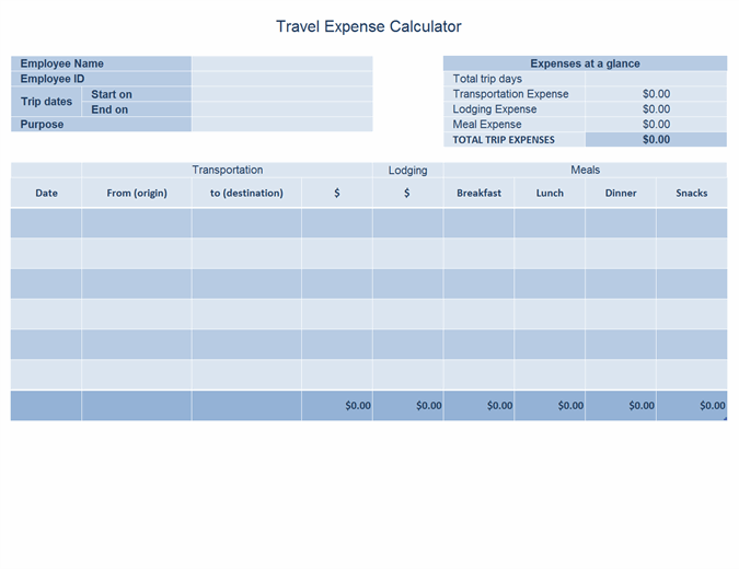 Travel Cost Excel Template Besttravels Travel Cost Excel Template Besttravels