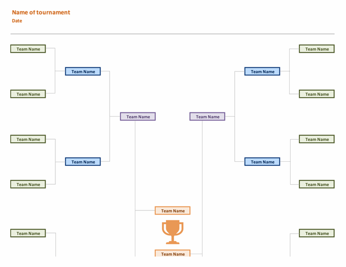 Tournament Bracket 16 Teams