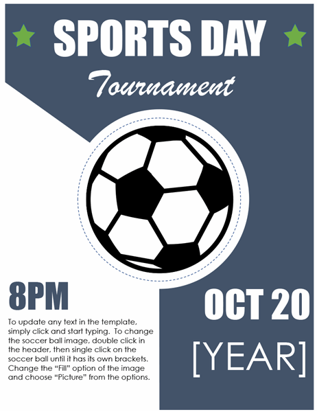 Sports Day Poster Template