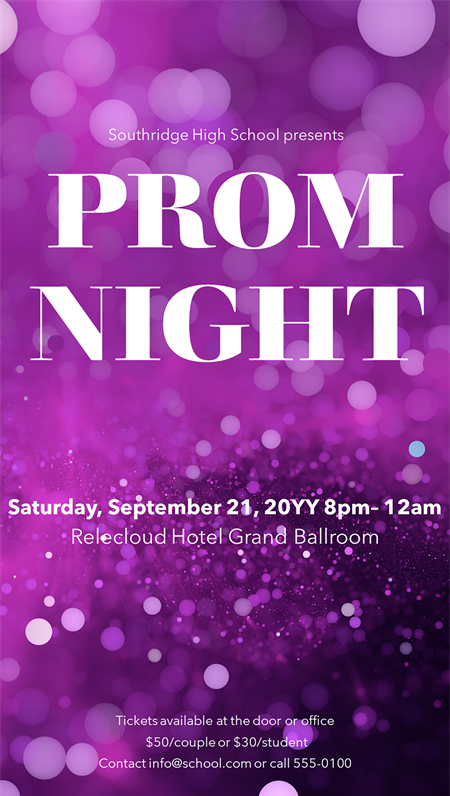 Prom Poster
