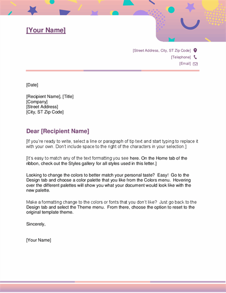 Formal Letter Template Microsoft Word 2007 Designstudiover