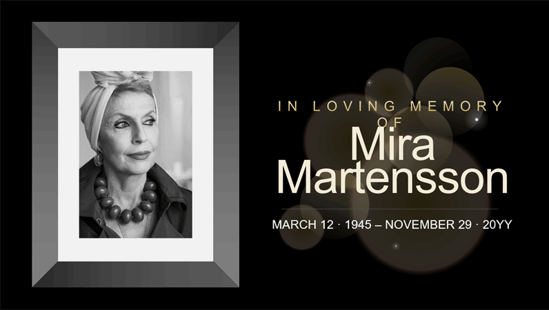 In Memoriam Powerpoint Template Free FREE PRINTABLE TEMPLATES