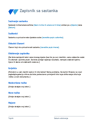 Zapisnici Sa Sastanka