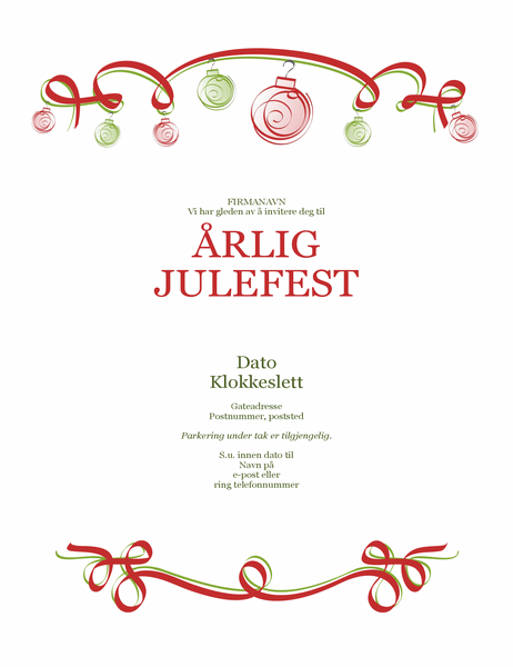 Invitasjon Maler Gratis